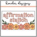 Disco Floral Door Display, Positive Affirmations, Mirror, Retro ...