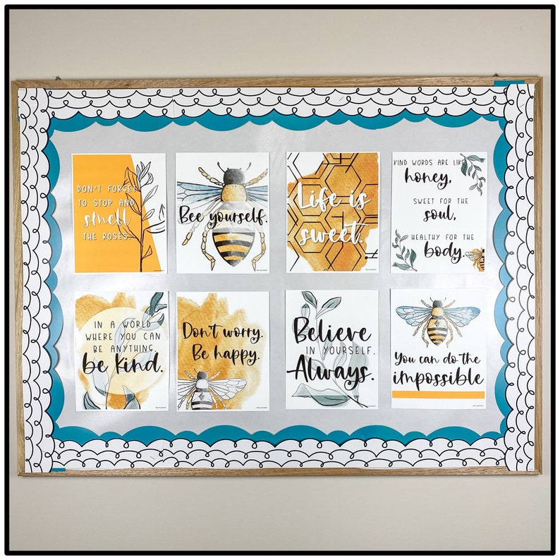 BEE AND BOTANICAL Posters Growth Mindset Bee Eucalyptus - Etsy