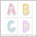 Pastel Bulletin Board Letters Daisy Letters Rainbow - Etsy