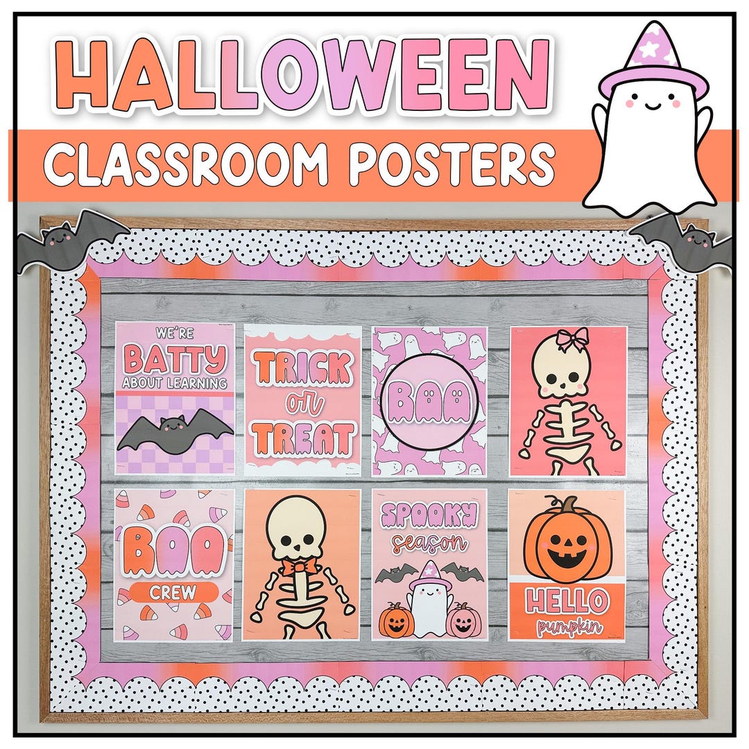 Halloween Classroom Posters | Classroom Decor | Cute | Printable ...