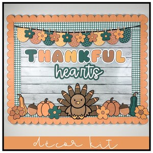 Thanksgiving Classroom Decor Bundle, Bulletin Board, Posters, Classroom ...