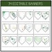 Eucalyptus and Gold Banner | Bunting | Bulletin Board | Botanical ...