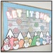 Winter Bulletin Board Kit, Classroom Decor, Snowman - Etsy