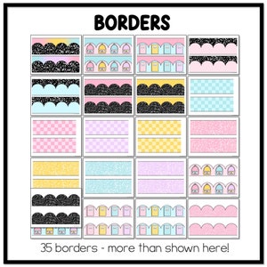 Back to School Bulletin Board Kit, Classroom Decor, Pastel Trendy - Etsy