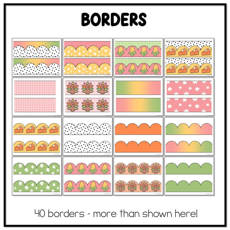 Thanksgiving Bulletin Board Kit, Classroom Decor, November Bulletin ...