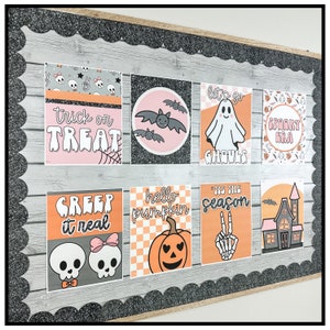 Halloween Classroom Posters, Classroom Decor - Etsy