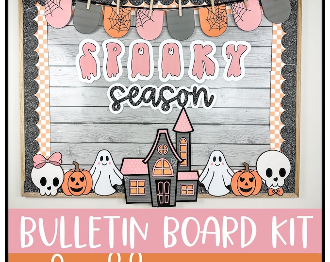 Trick-or-treat Candy-corn Bulletin Board/door Decor, Halloween Pre-made ...