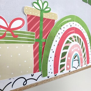 Christmas Bulletin Board | Boho Rainbow | Ideas - Etsy