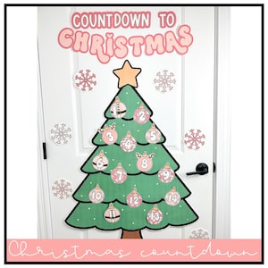 Pink Christmas Classroom Decor Bundle, Bulletin Board, Posters ...