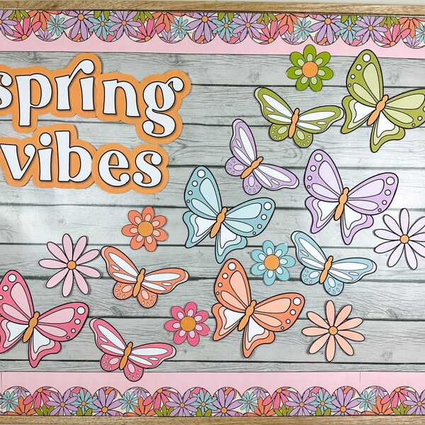 Butterfly Bulletin Board - Etsy