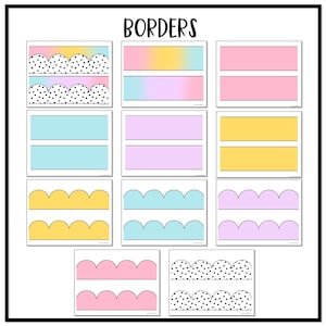 Back to School Bulletin Board | Pastel Classroom Decor| Rainbow | Cloud ...