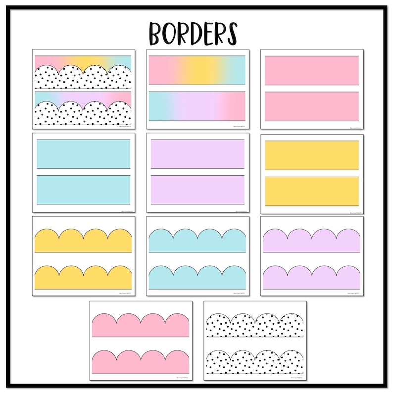 Back to School Bulletin Board | Pastel Classroom Decor| Rainbow | Cloud ...