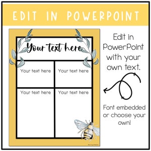 Bee Classroom Decor | Classroom Newsletter - Etsy