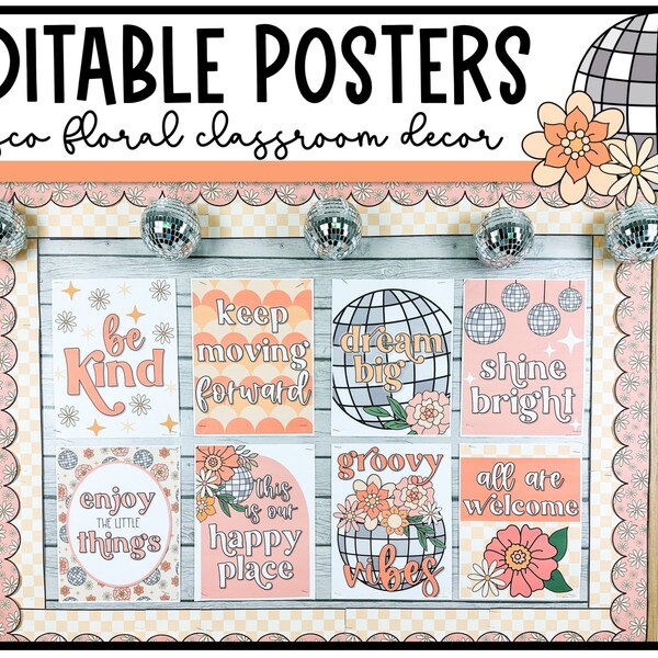 Floral Classroom - Etsy