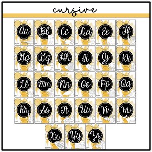 Bee Classroom Decor | Alphabet Posters | Number Posters | Word Wall - Etsy