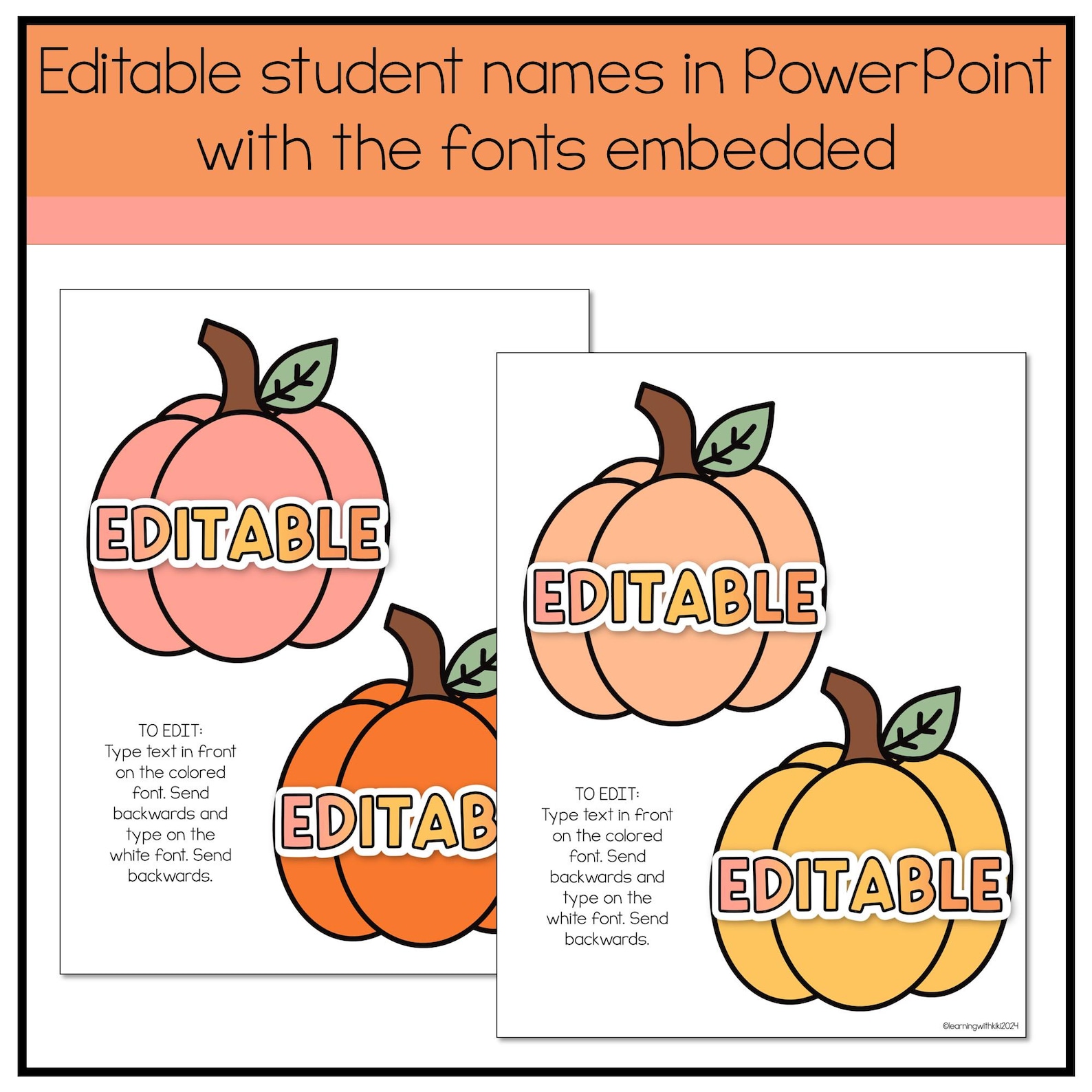 Fall Bulletin Board Kit, Classroom Decor, Pastel Trendy Pumpkins Leaves ...