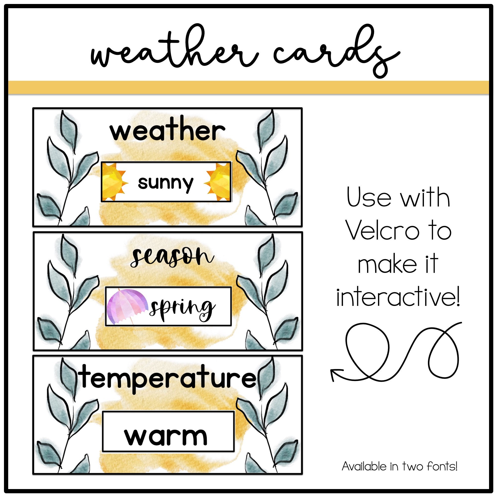 Bee Classroom Decor Calendar | Pocket Chart | Editable - Etsy
