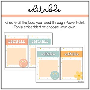 Boho Retro Classroom Decor | Classroom Jobs for Students | Printables ...