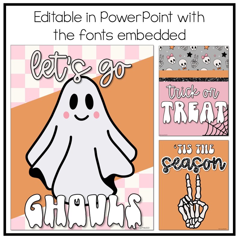 Halloween Classroom Posters, Classroom Decor - Etsy