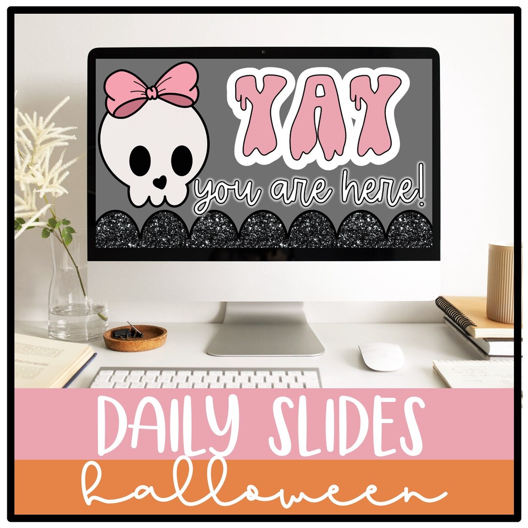 Halloween Daily Google Slides and Powerpoint Templates With Timers ...