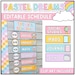 Pastel Banner Bunting Bulletin Board Cloud Classroom Decor - Etsy