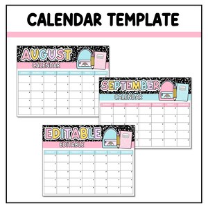 Back to School Newsletter Template | Editable | Composition Notebook ...