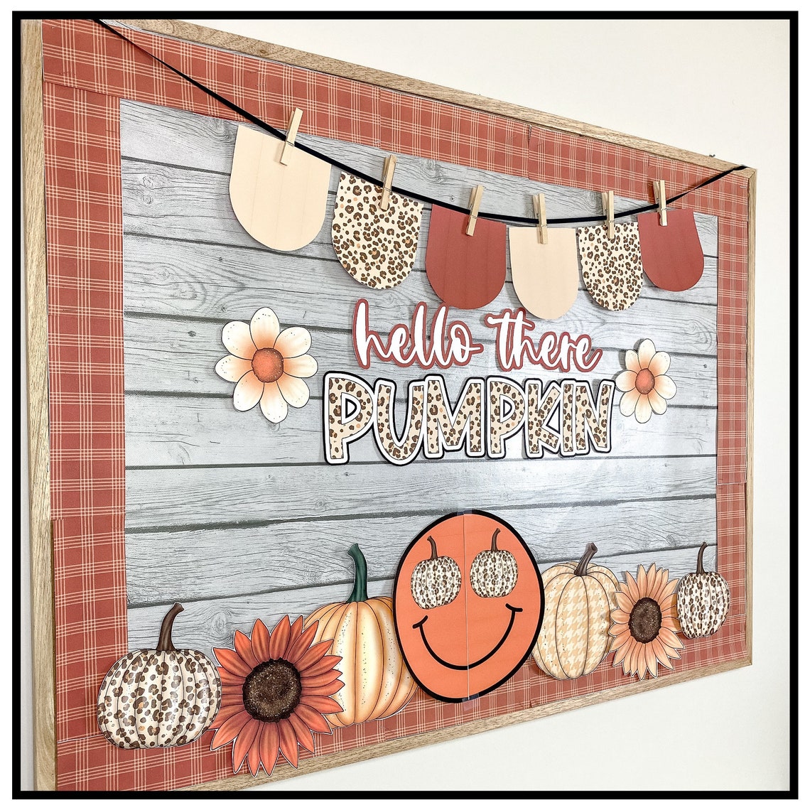 Fall Bulletin Board Kit Classroom Decor Retro - Etsy