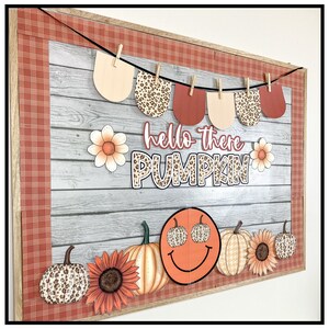 Fall Bulletin Board Kit | Classroom Decor | Retro - Etsy