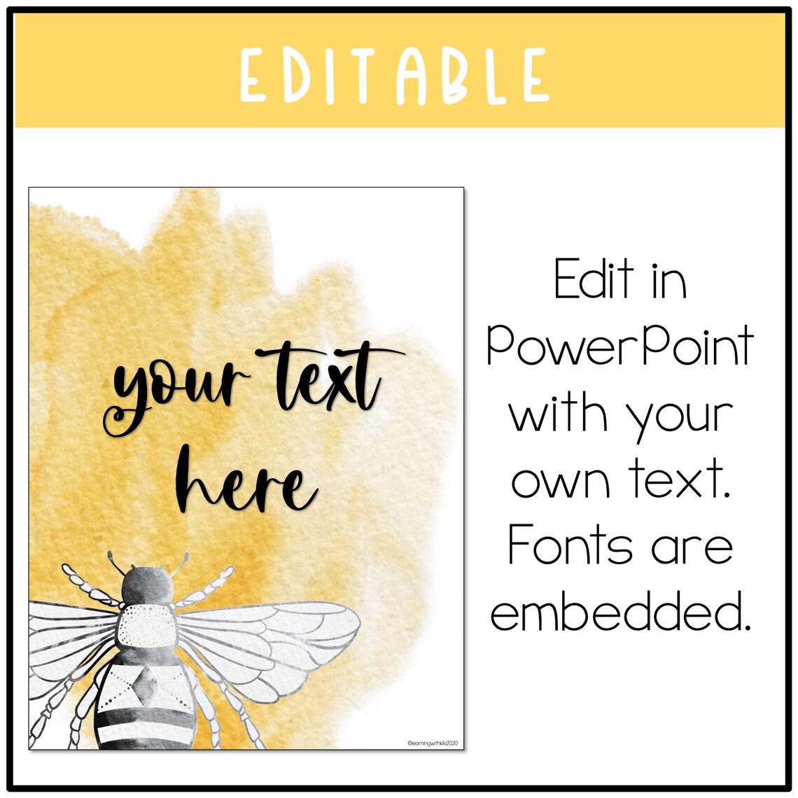 BEE AND BOTANICAL Posters Growth Mindset Bee Eucalyptus - Etsy