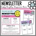 Happy Brights Classroom Newsletter, Template, Bright Classroom Decor - Etsy
