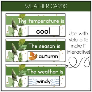 Eucalyptus and Gold Calendar | Pocket Chart | Botanical Classroom Decor ...