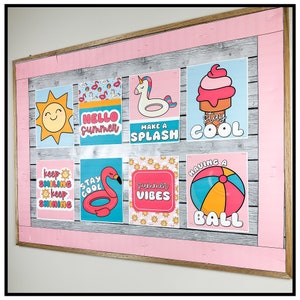 Summer Classroom Posters, Classroom Decor - Etsy