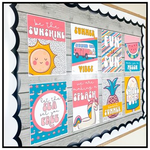 Summer Classroom Posters | Classroom Decor | Retro - Etsy