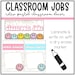 Retro Pastel Classroom Decor | Classroom Jobs for Students | Printables ...