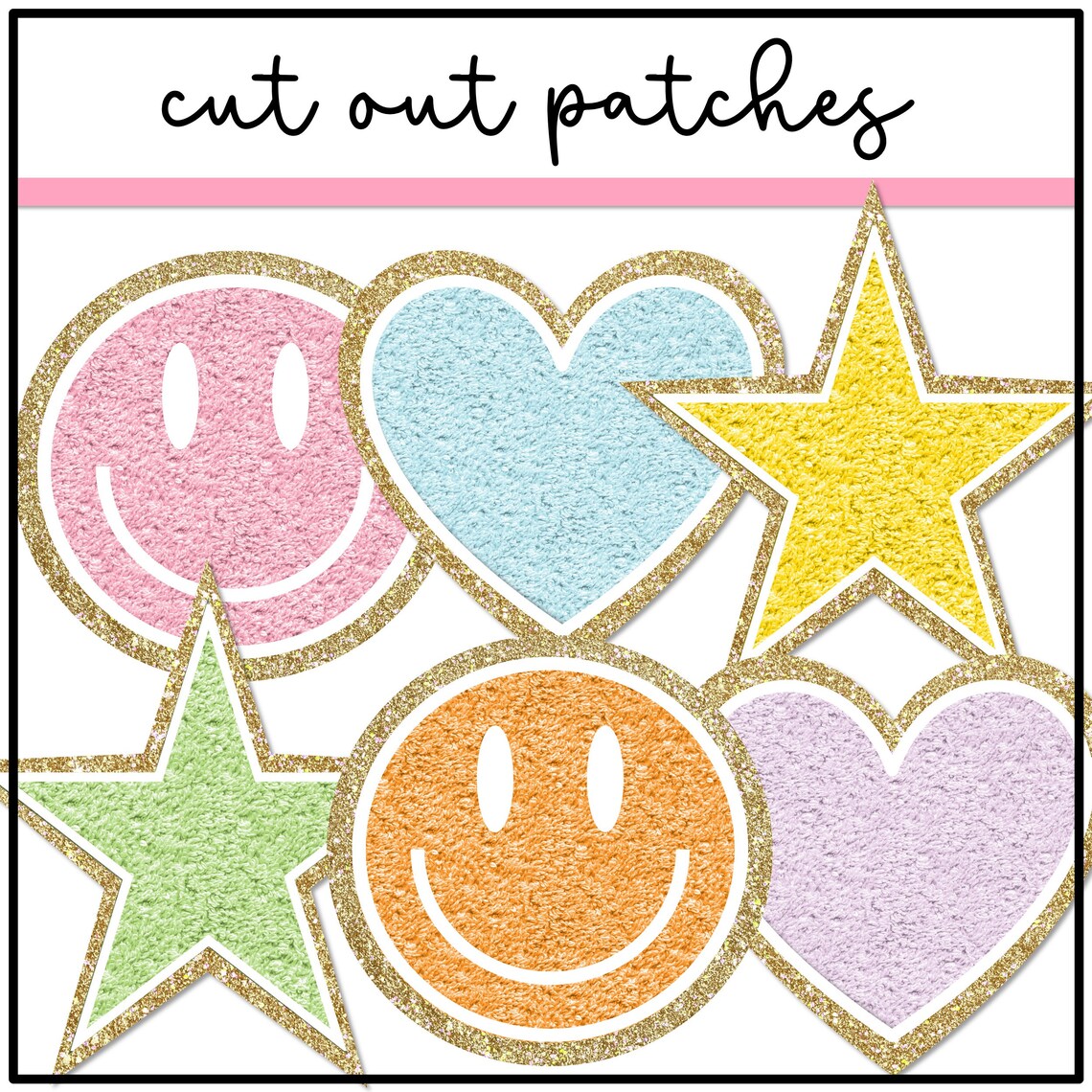 Retro Pastel Bulletin Board Letters | Smile Patches - Etsy