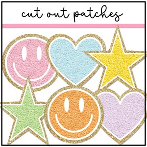 Retro Pastel Bulletin Board Letters | Smile Patches - Etsy
