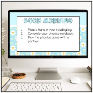 Pastel Powerpoint and Google Slides™ Templates for Teachers With Timers ...