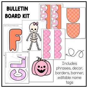 Halloween Bulletin Board Kit | Bulletin Board Kit | October Bulletin ...