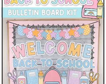 Back to School Bulletin Board Pastel Classroom Decor Rainbow Cloud - Etsy