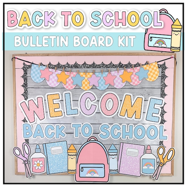Back to School Bulletin Board - Etsy
