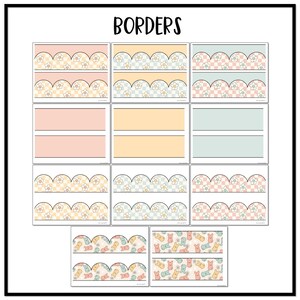 Easter Bulletin Board, Printable Easter Classroom Decor, Retro Groovy ...