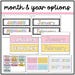 Classroom Calendar Display | Pocket Chart | Composition Notebook ...
