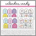 Happy Brights Calendar | Pocket Chart | Bright Classroom Decor - Etsy ...