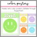 Retro Pastel Color Posters | Happy | Classroom - Etsy