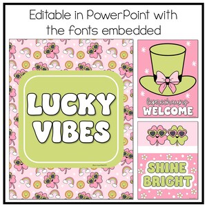 St. Patrick's Day Classroom Posters | Classroom Decor | Retro - Etsy