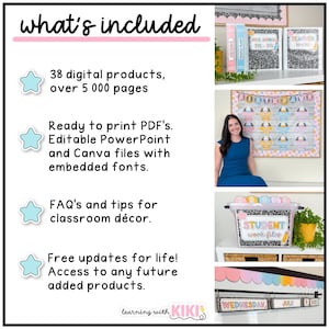 Composition Notebook Classroom Decor Bundle | Editable | Theme | Pastel ...