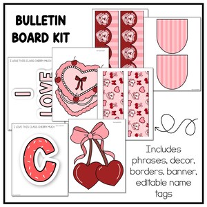 Valentine's Day Bulletin Board Kit | Classroom Decor | February ...