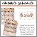 Modern Leopard Classroom Decor, Classroom Schedule, Editable - Etsy Canada