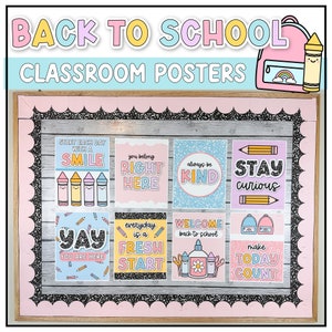 Back to School Classroom Posters Classroom Decor Composition Notebook ...