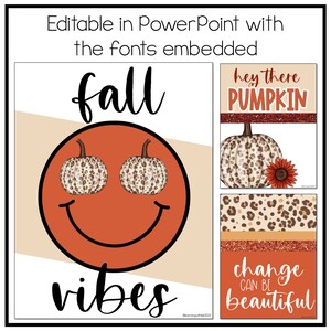 Fall Classroom Posters Classroom Decor Retro - Etsy